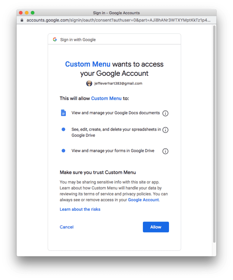 Add Custom Menus to Google Docs, Sheets & Forms - Jeff Everhart Jeff ...