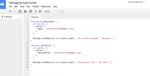 Debugging in Google Apps Script - Jeff Everhart Jeff Everhart