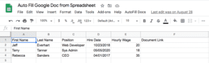 Auto Fill a Google Doc Template from Google Sheet Data - Jeff Everhart ...